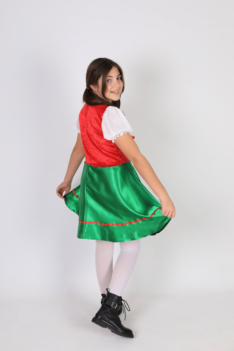 Italian Girl's Dress, Handmade Traditional Girl's Dress, Birthday and ...