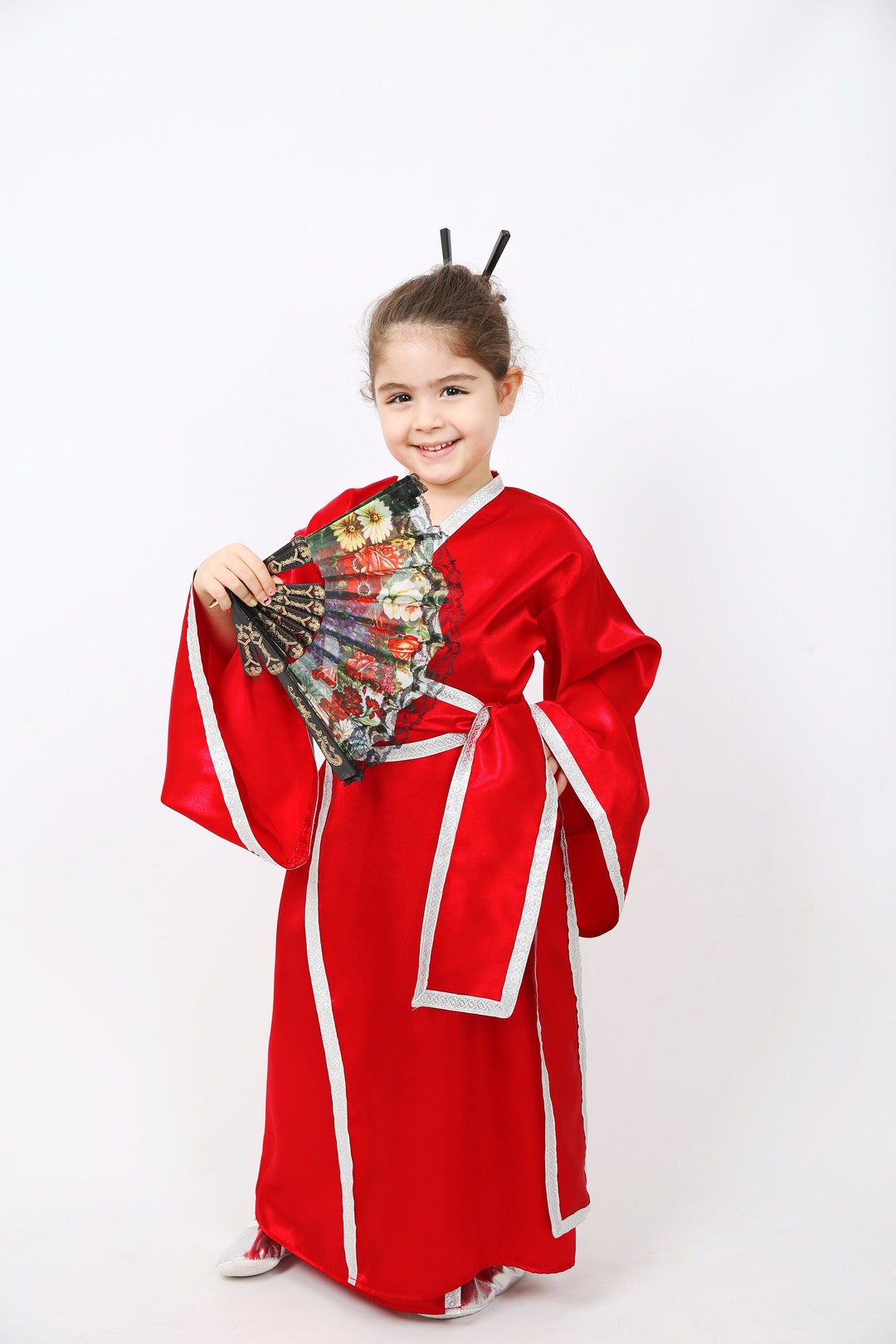 Kimono Kids Costume, Japanese Kids Dress, Handmade Japanese Kids Dress ...