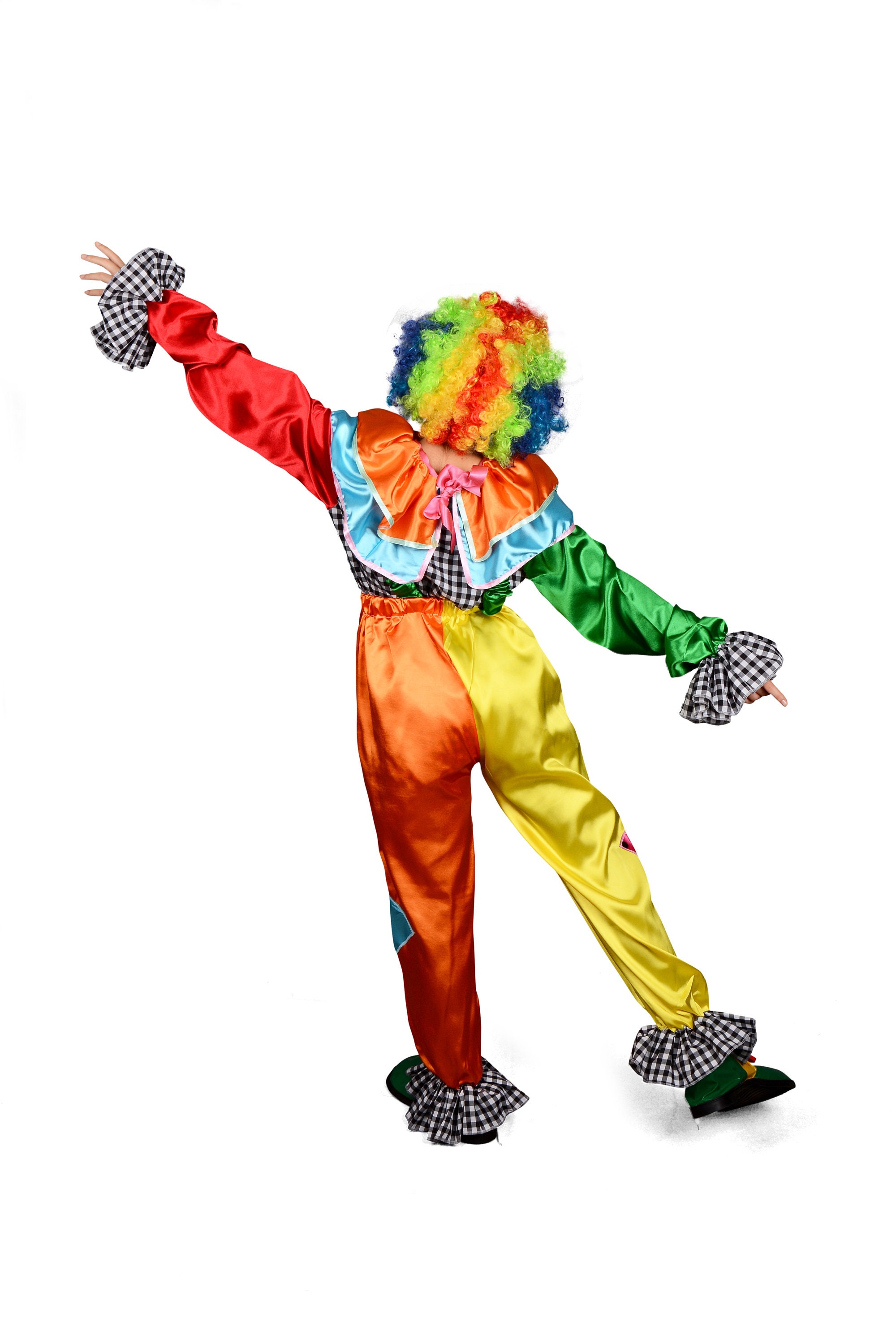 Strap Clown Costume Set, Handmade Clown Costume Set, Funny Party Clown ...