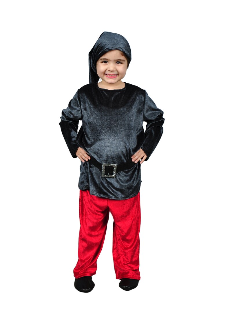 Seven Dwarfs Costume, Snow White Tale Dwarf Costume, Handmade Child ...