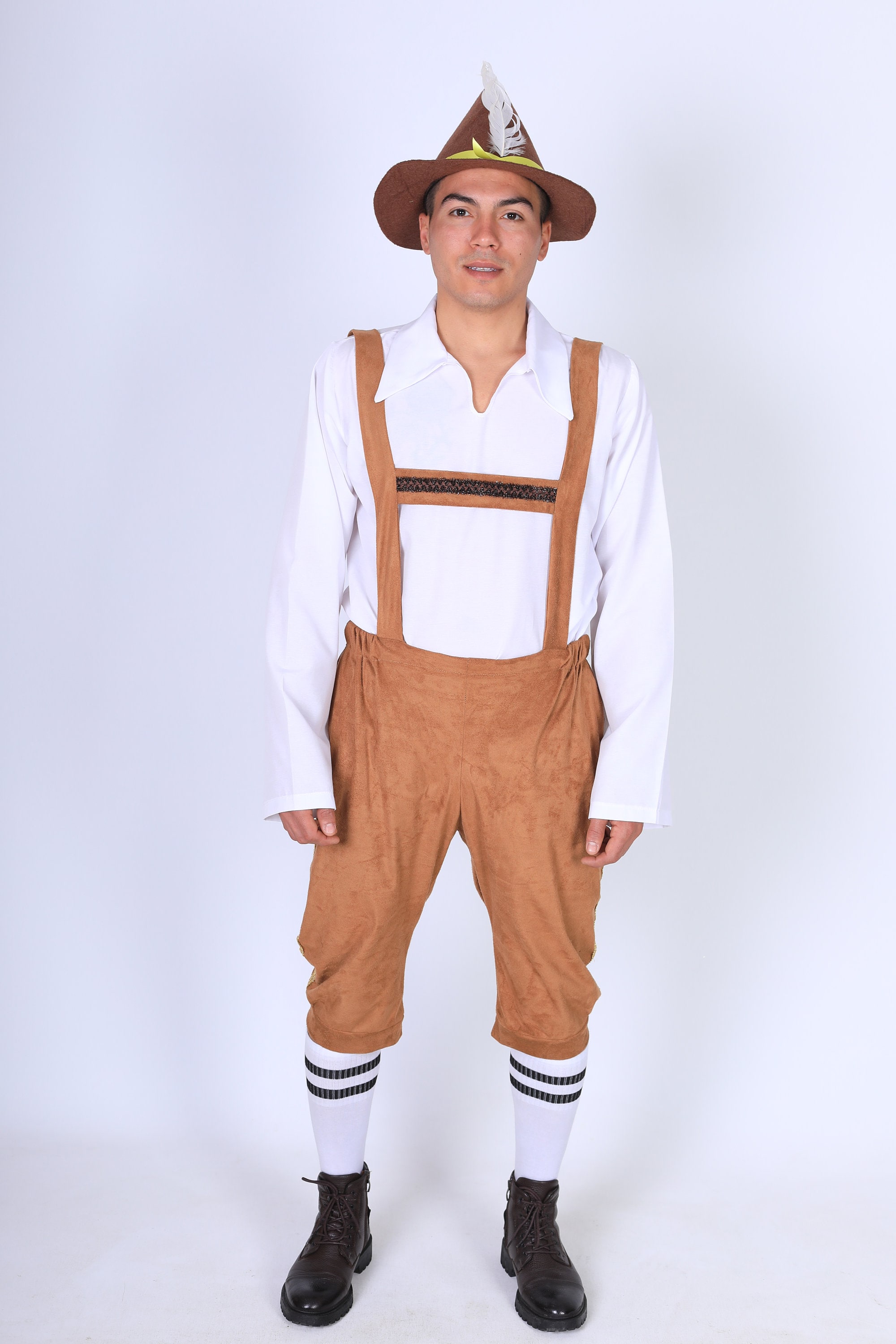 Oktoberfest Male Adult Costume, German Adult Male Costume, Brown German ...