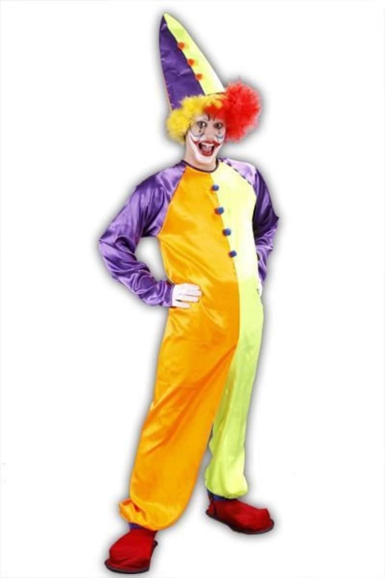 Clown Costume, Handmade Clown Costume, Colorful Clown Costume, Circus ...