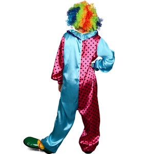 Polka Dot Clown Jumpsuit Costume, Polka Dot Clown Outfit, Female Clown ...