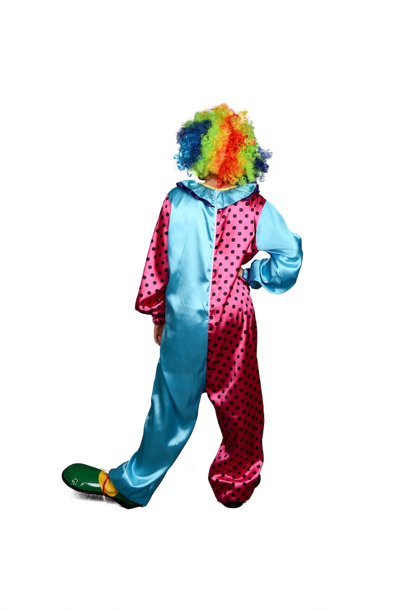 Polka Dot Clown Jumpsuit Costume, Polka Dot Clown Outfit, Female Clown ...