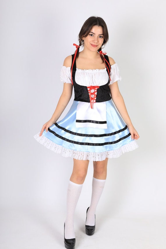 Traditional German Costume Festival German Costume Handmade German Girl Costume Adult German Girl Dress Colorful German Girl Costume Etsy