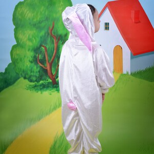 Rabbit Costume, Pink Rabbit Child Costume, Handmade Rabbit Costume ...