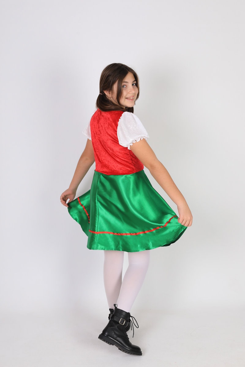 Italian Girl's Dress, Handmade Traditional Girl's Dress, Birthday and ...