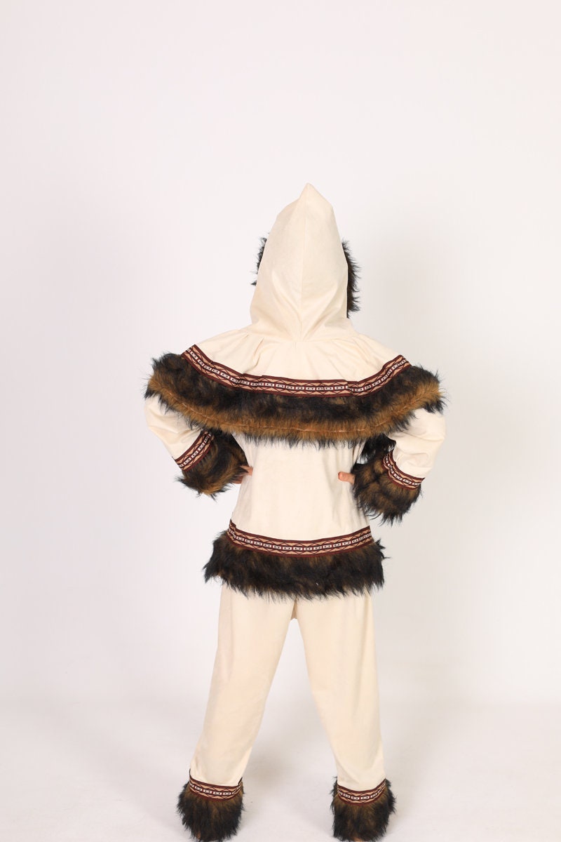 Handmade Eskimo Kids Costume, Handmade Eskimo Costume, Traditional ...