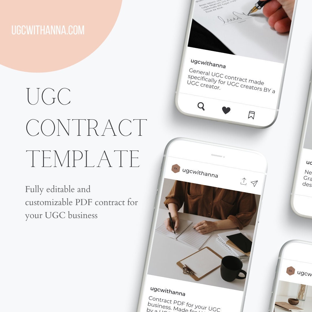 UGC Contract Template User Generated Content Contract PDF Content ...