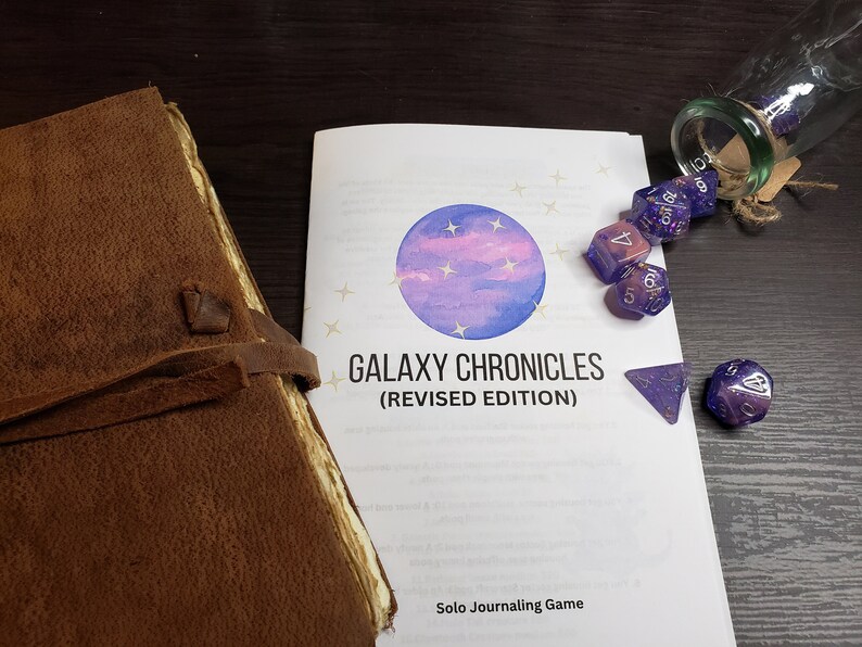 Journaling Game Solo RPG Galaxy Chronicles REVISED EDITION - Etsy