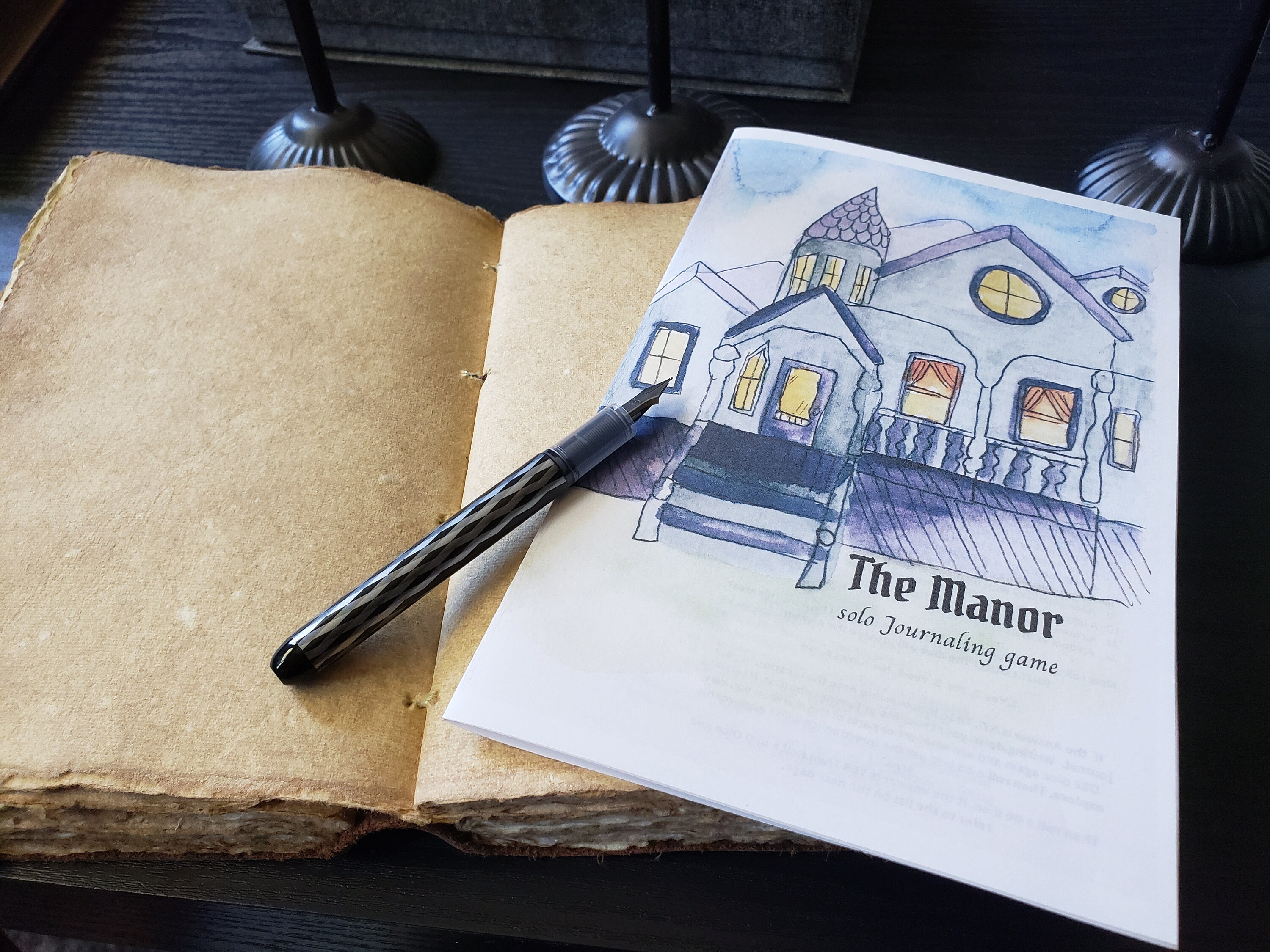 Journaling Game Solo RPG the Manor - Etsy