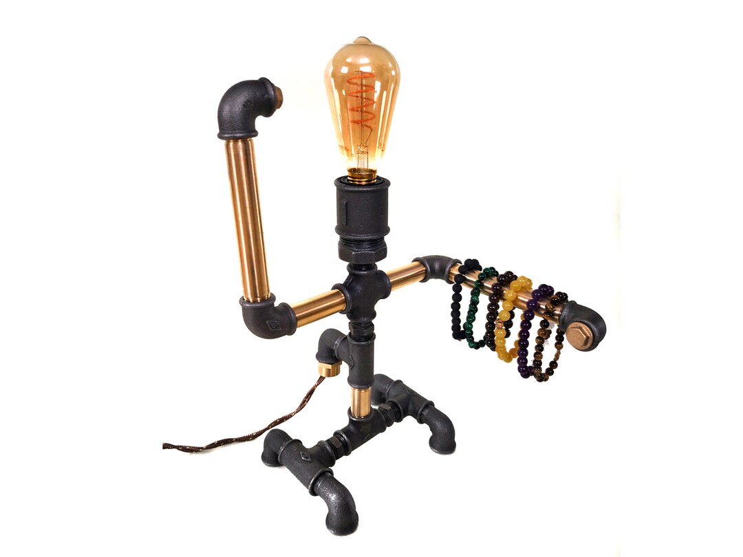 Industrial Steampunk Robot Lamp Multifunctional Pipe Desk - Etsy