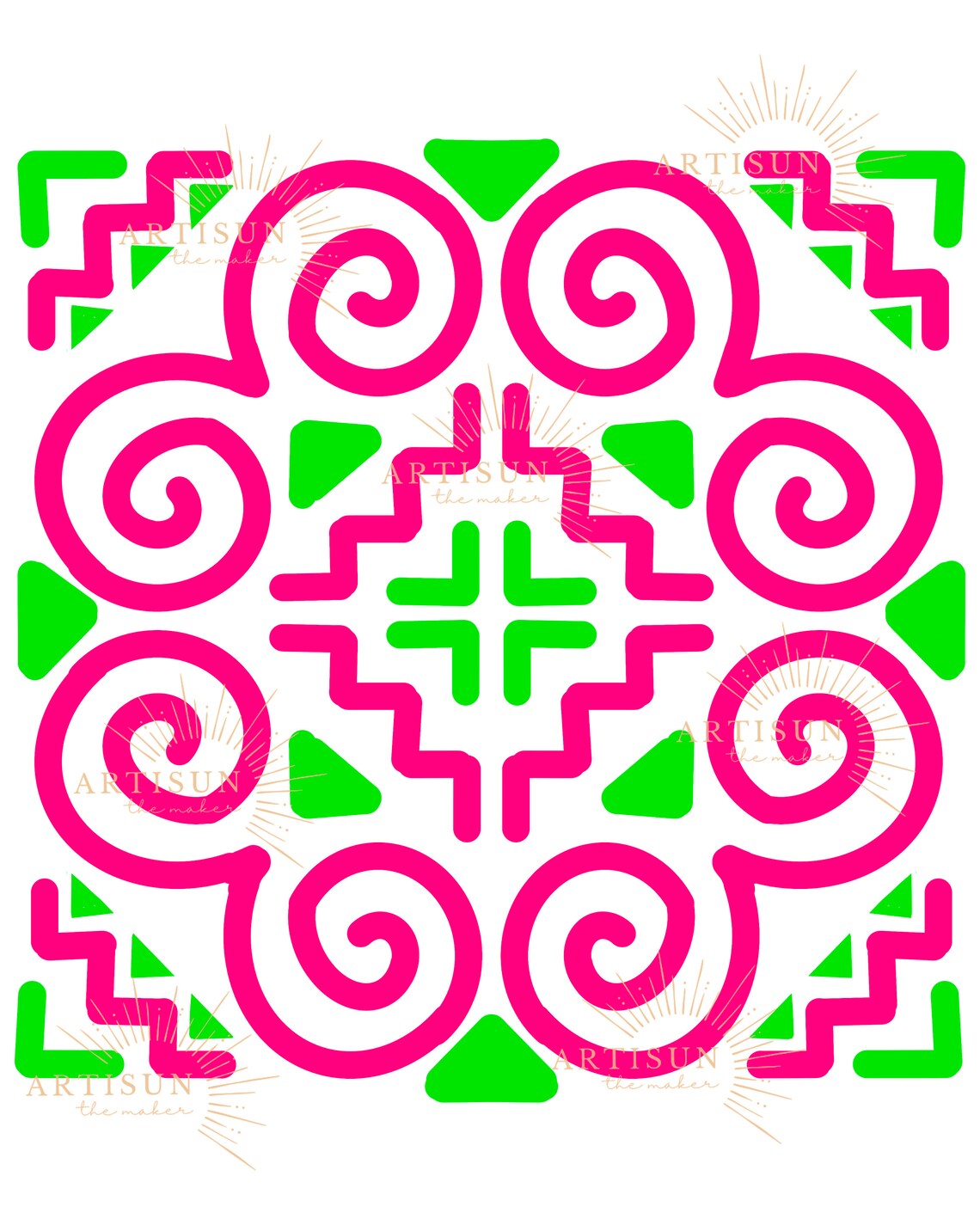 Hmong Pattern PNG - Etsy