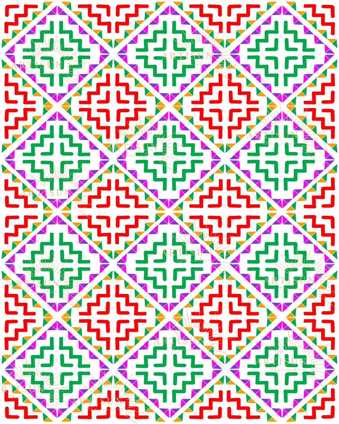 Hmong Pattern PNG - Etsy