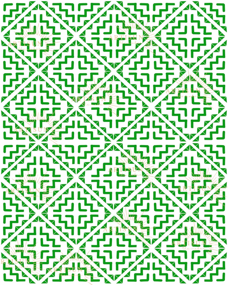 Hmong Pattern PNG - Etsy