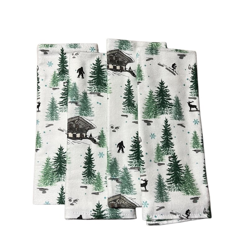 Snowflake Napkins - Etsy