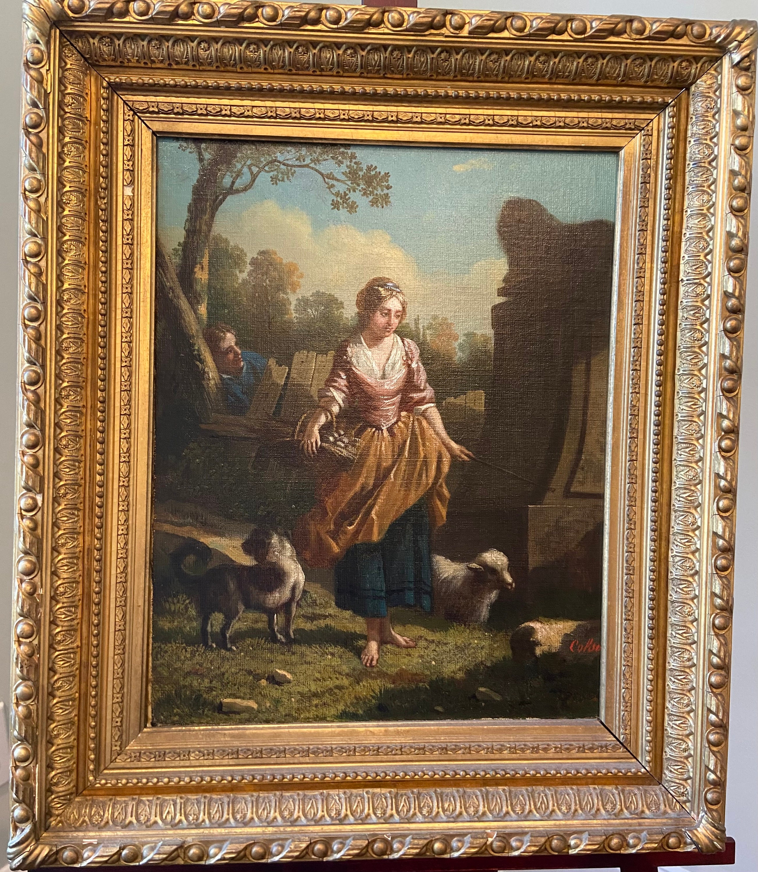 Style of Guillaume Francois Colson Antique Oil on Canvas - Etsy