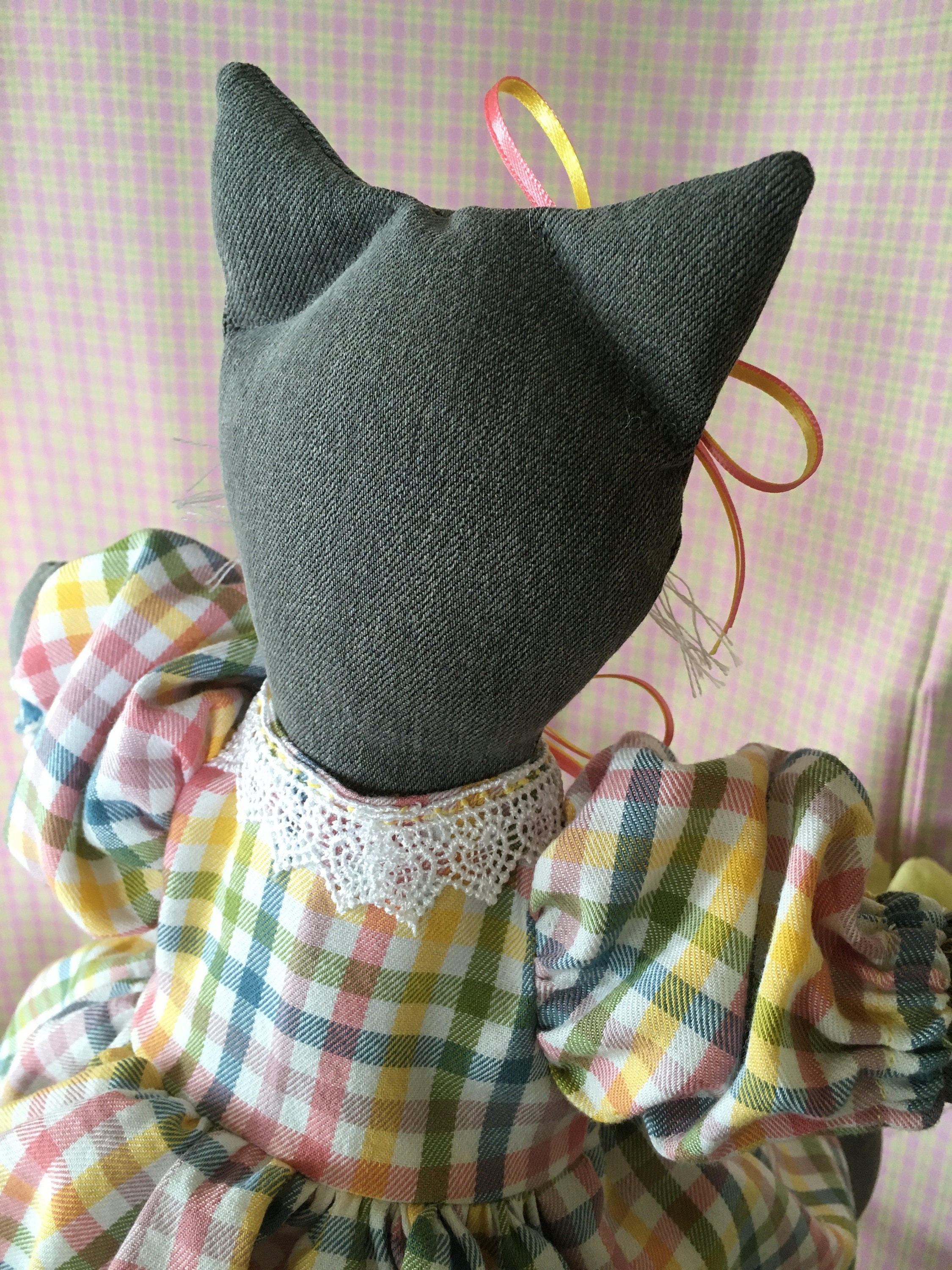 Petunia Cat Cloth Doll - Etsy