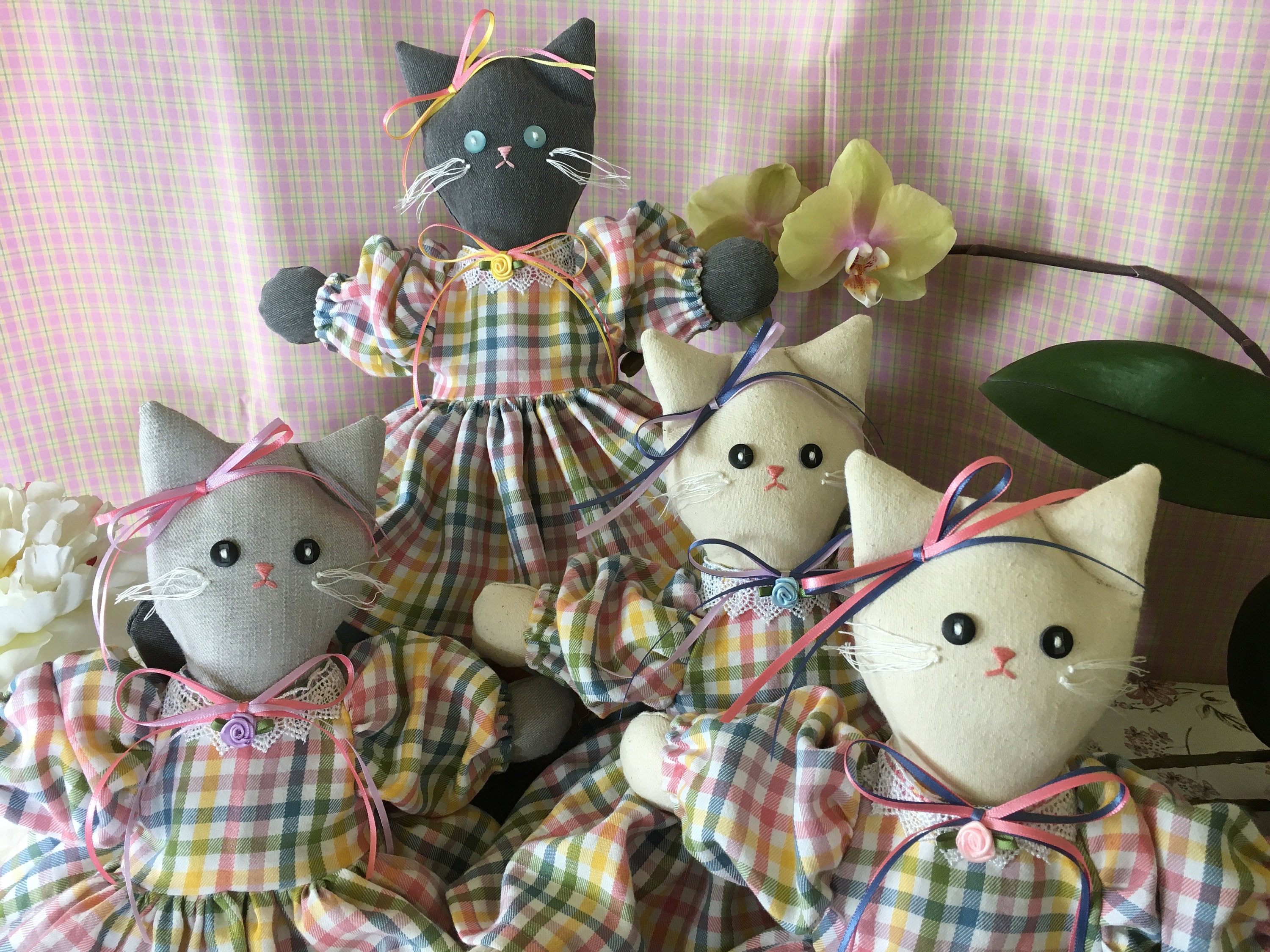 Petunia Cat Cloth Doll - Etsy