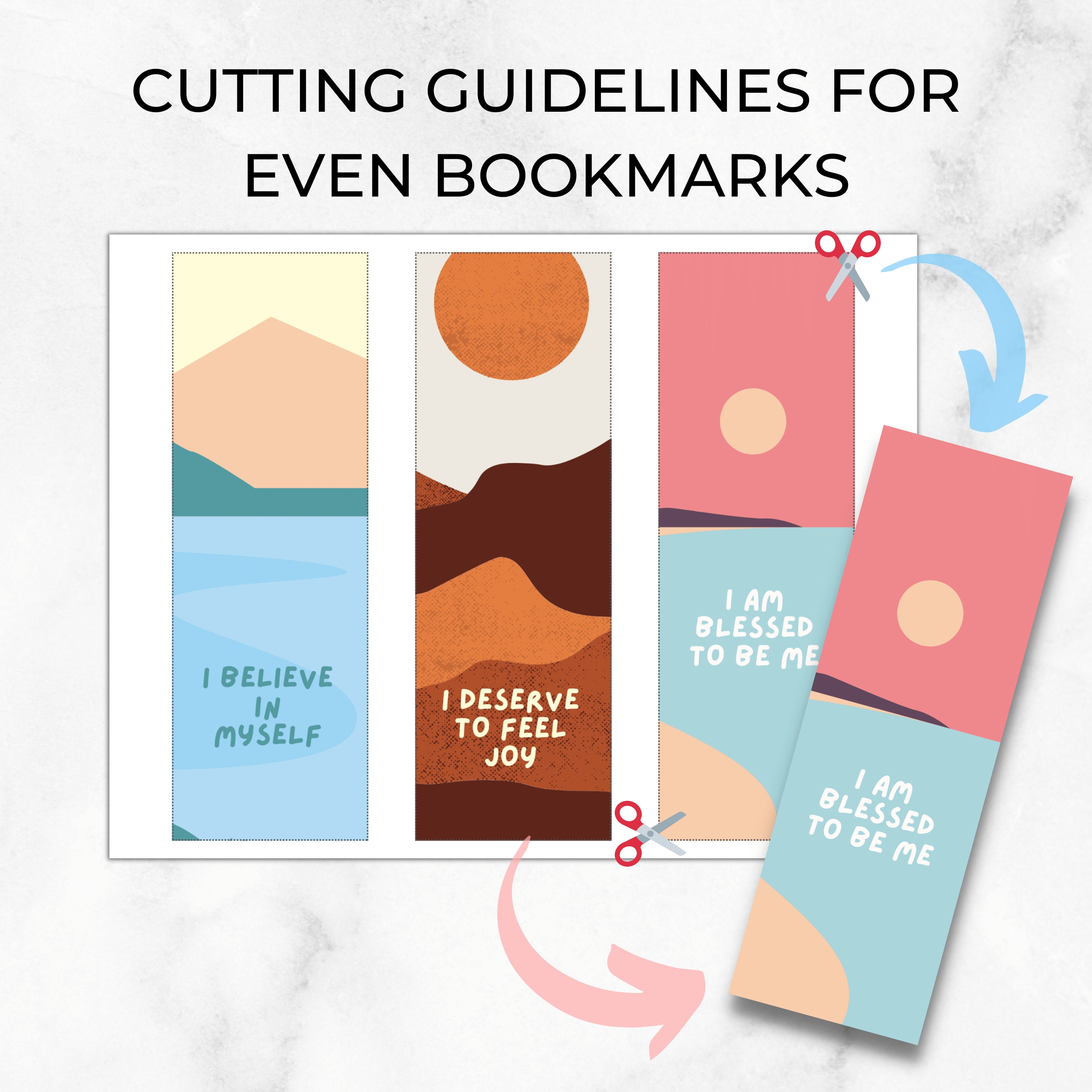 Bookmark Nature | Cute Bookmark Set | Aesthetic Bookmarks | Bookmark ...