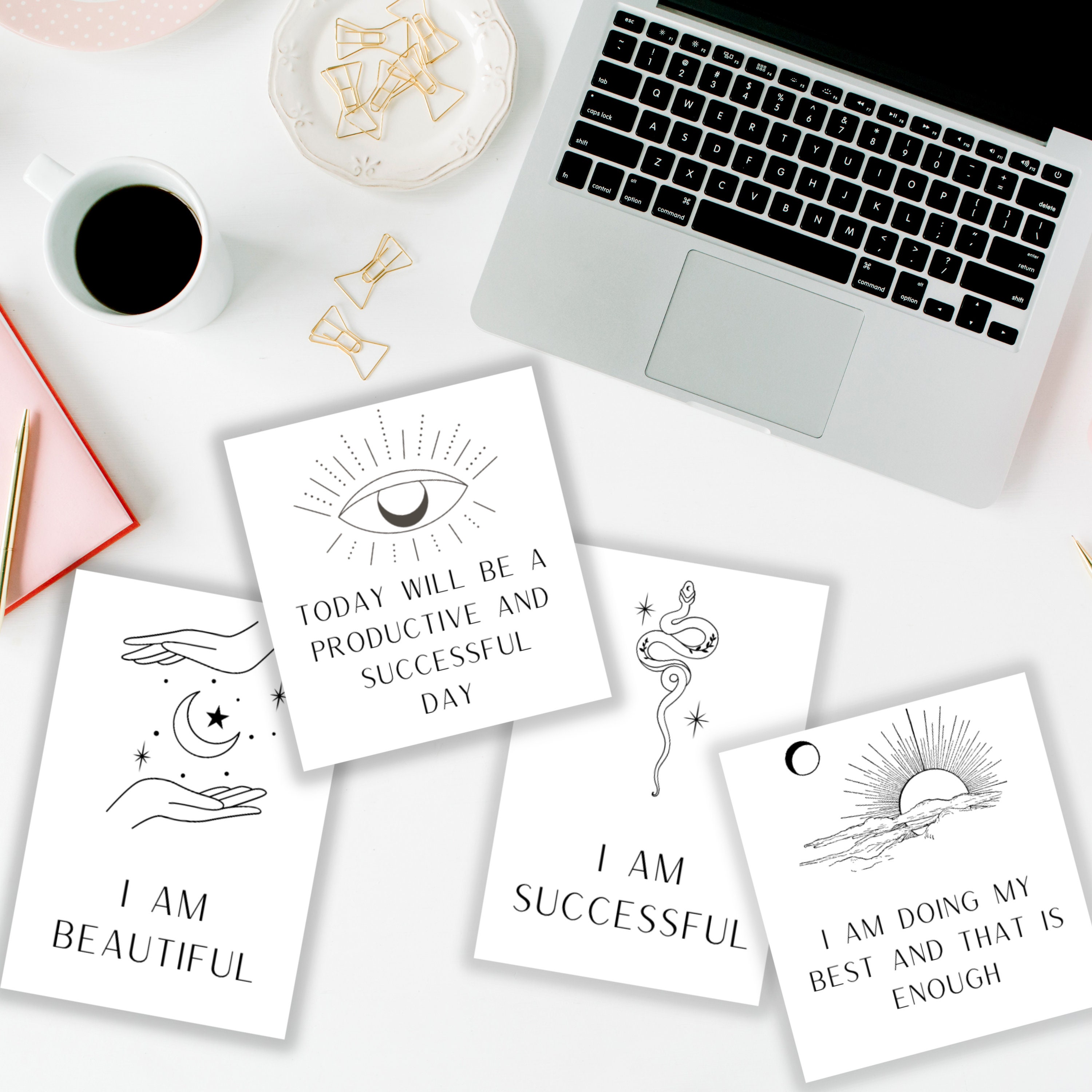Witchy Affirmation Cards | Affirmation Deck Cards | Printable ...