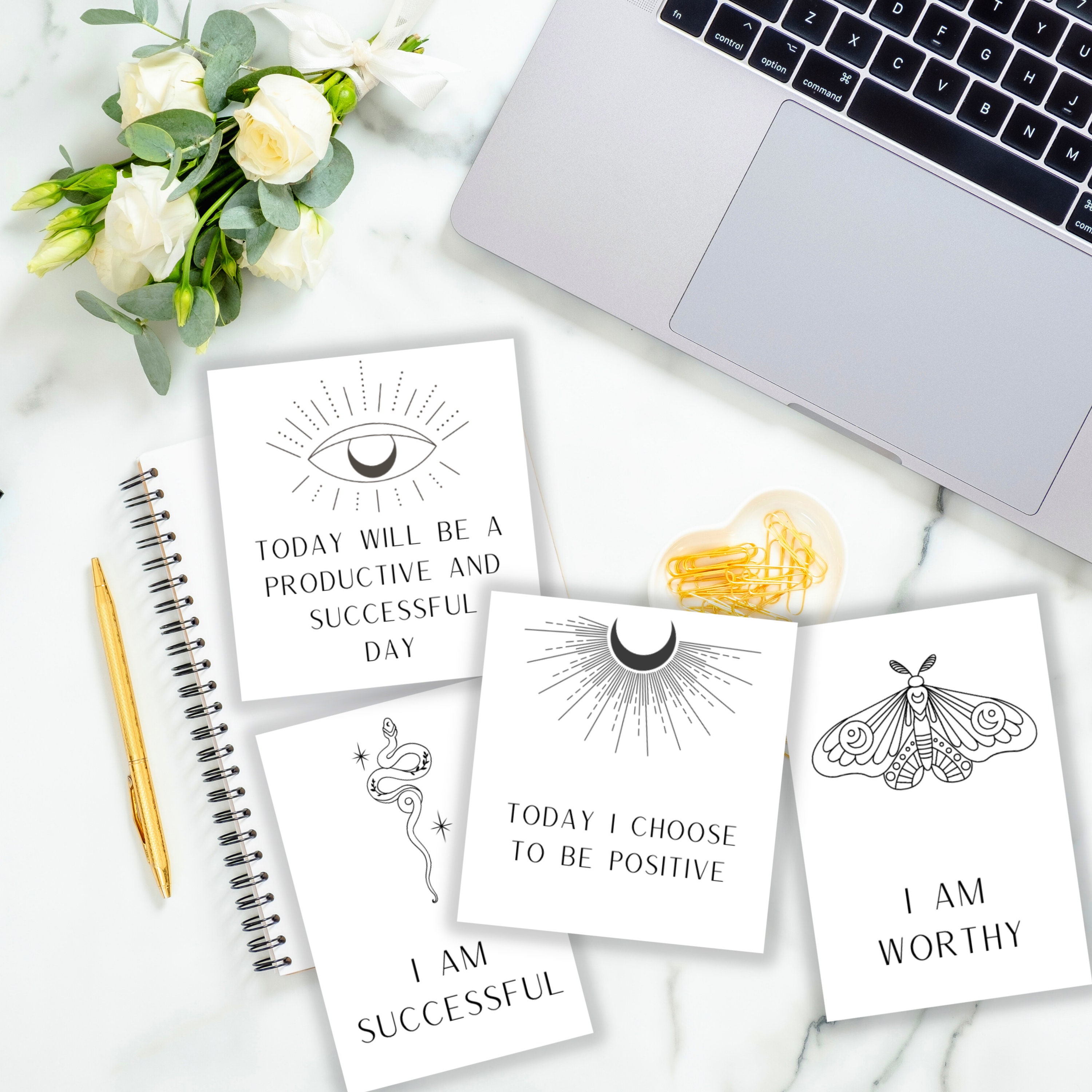 Witchy Affirmation Cards | Affirmation Deck Cards | Printable ...
