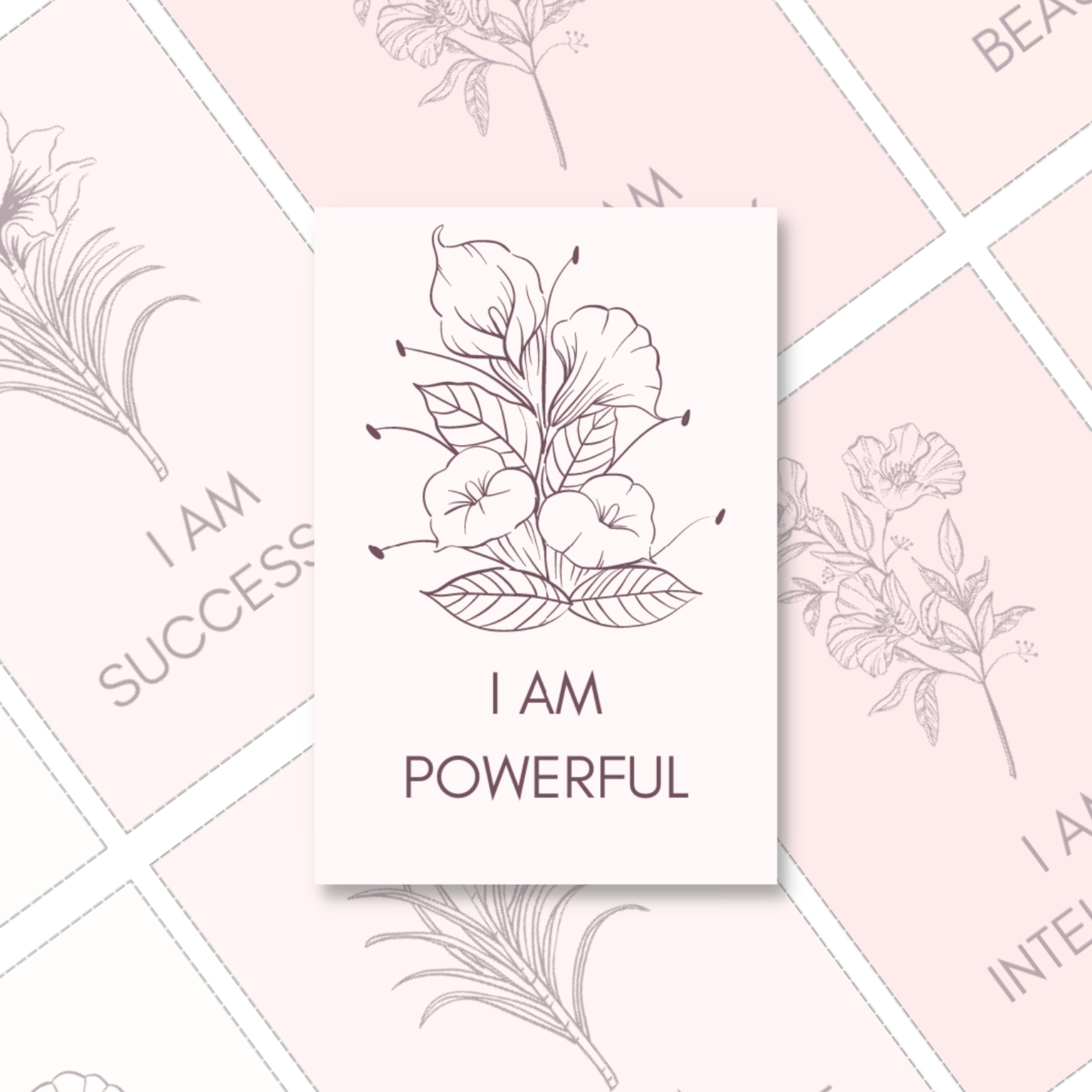 Cute Affirmation Cards Printable Affirmation Cards Motivational Cards ...