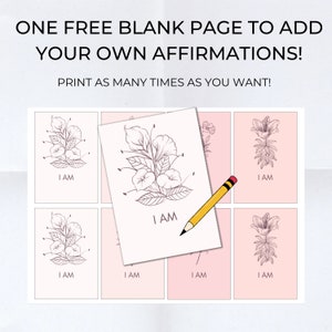 Cute Affirmation Cards | Printable Affirmation Cards | Motivational ...