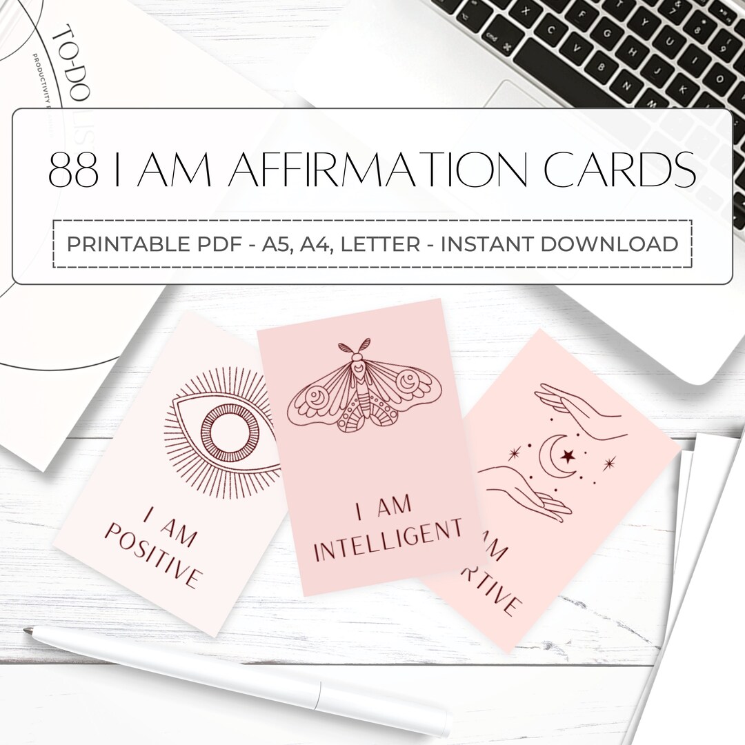 Witchy Affirmation Cards | Printable Affirmation Cards | Motivational ...