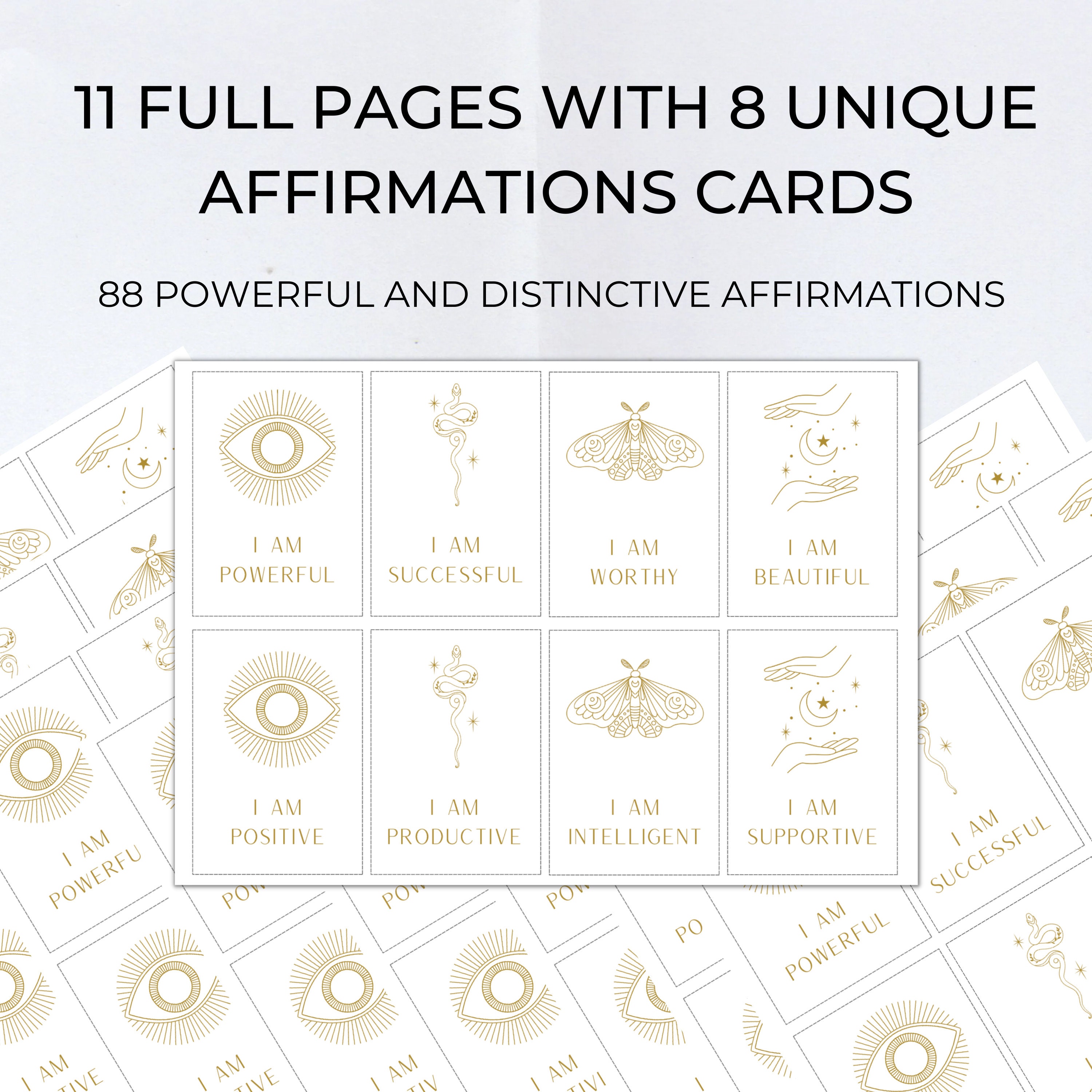 Mantra Cards Printable Affirmation Cards Motivational - Etsy