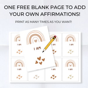 Boho Affirmation Cards | Printable Affirmation Cards | Motivational ...