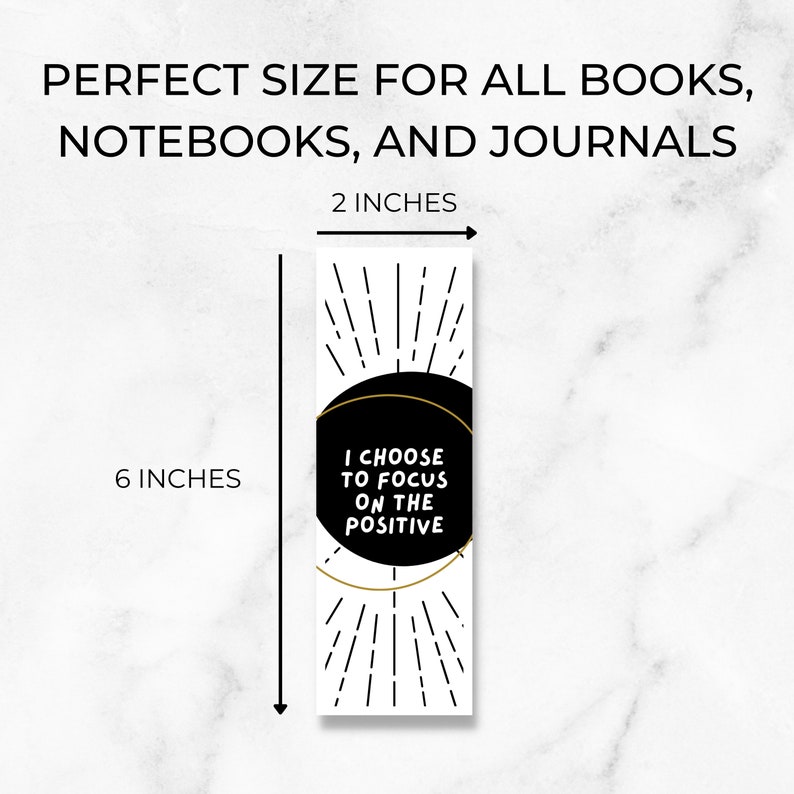 Boho Bookmarks | Black and White Bookmarks | Cute Bookmark Set ...