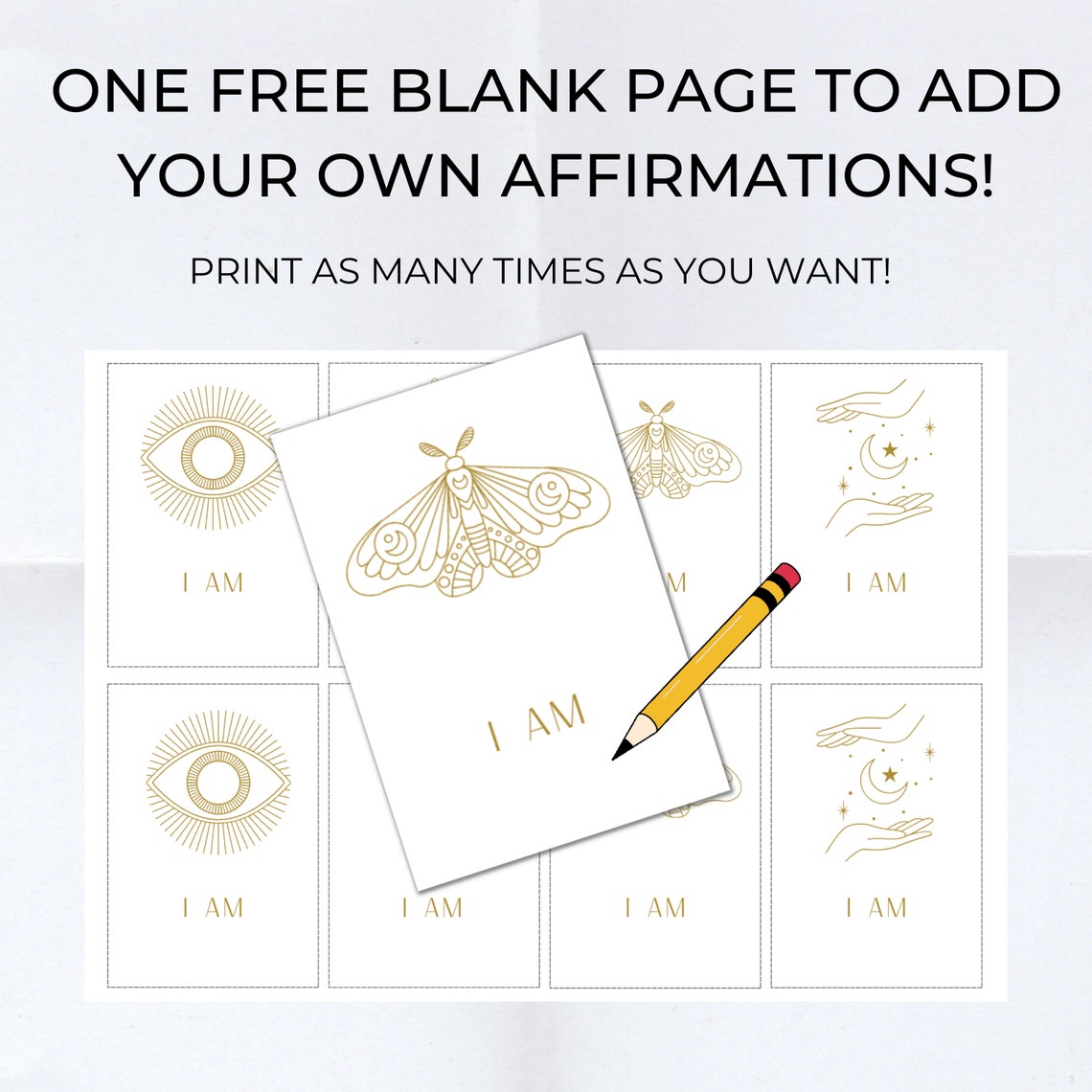 Mantra Cards Printable Affirmation Cards Motivational - Etsy