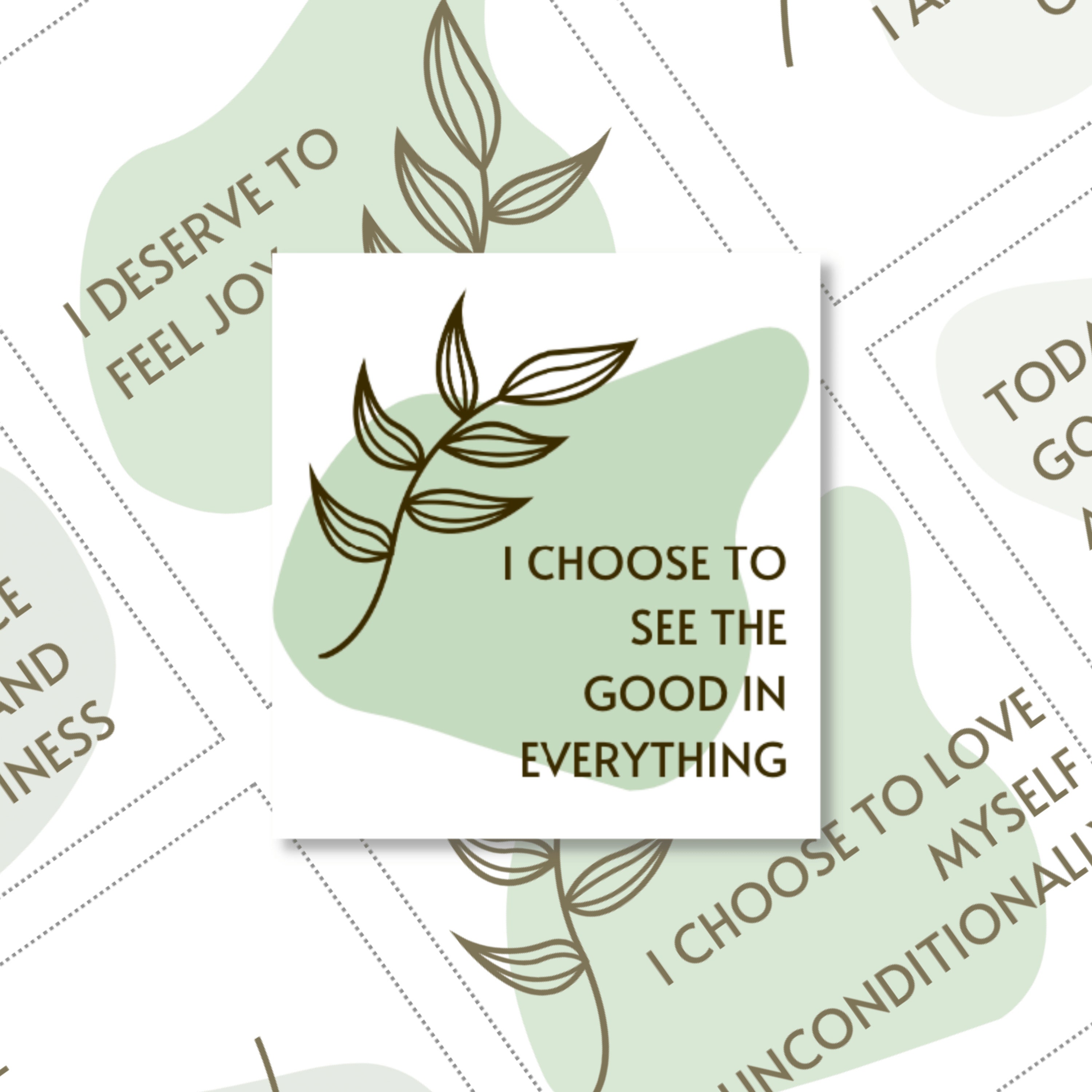 Boho Affirmation Cards Printable Affirmation Cards Motivational Cards ...