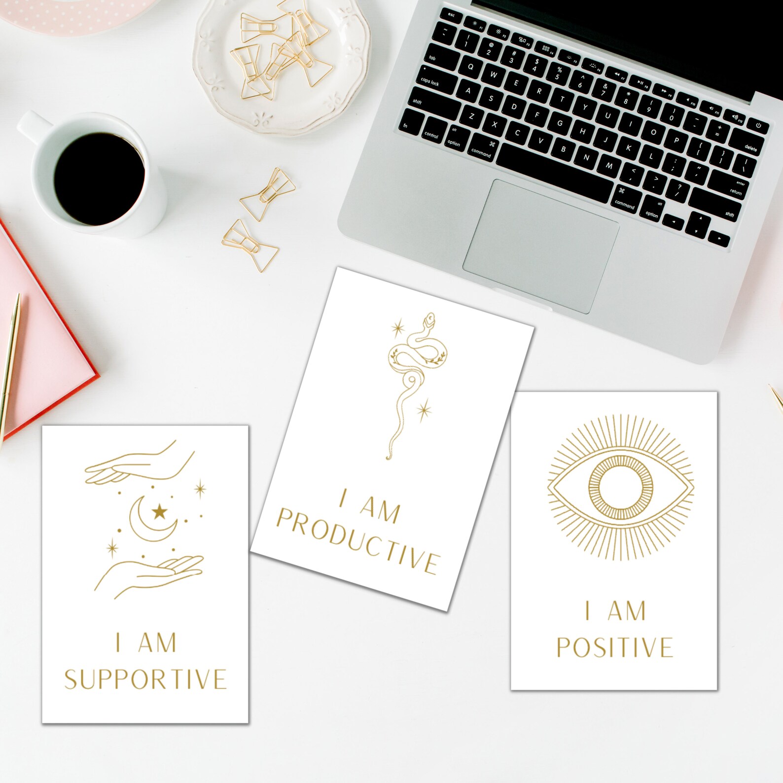 Mantra Cards | Printable Affirmation Cards | Motivational Cards Set ...