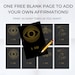 Black Affirmation Cards Printable Affirmation Cards Motivational Cards ...