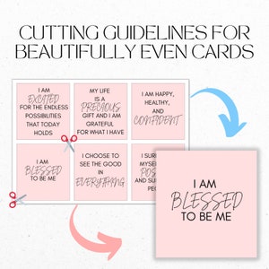 Cute Affirmation Cards | Affirmation Deck Cards | Printable Affirmation ...