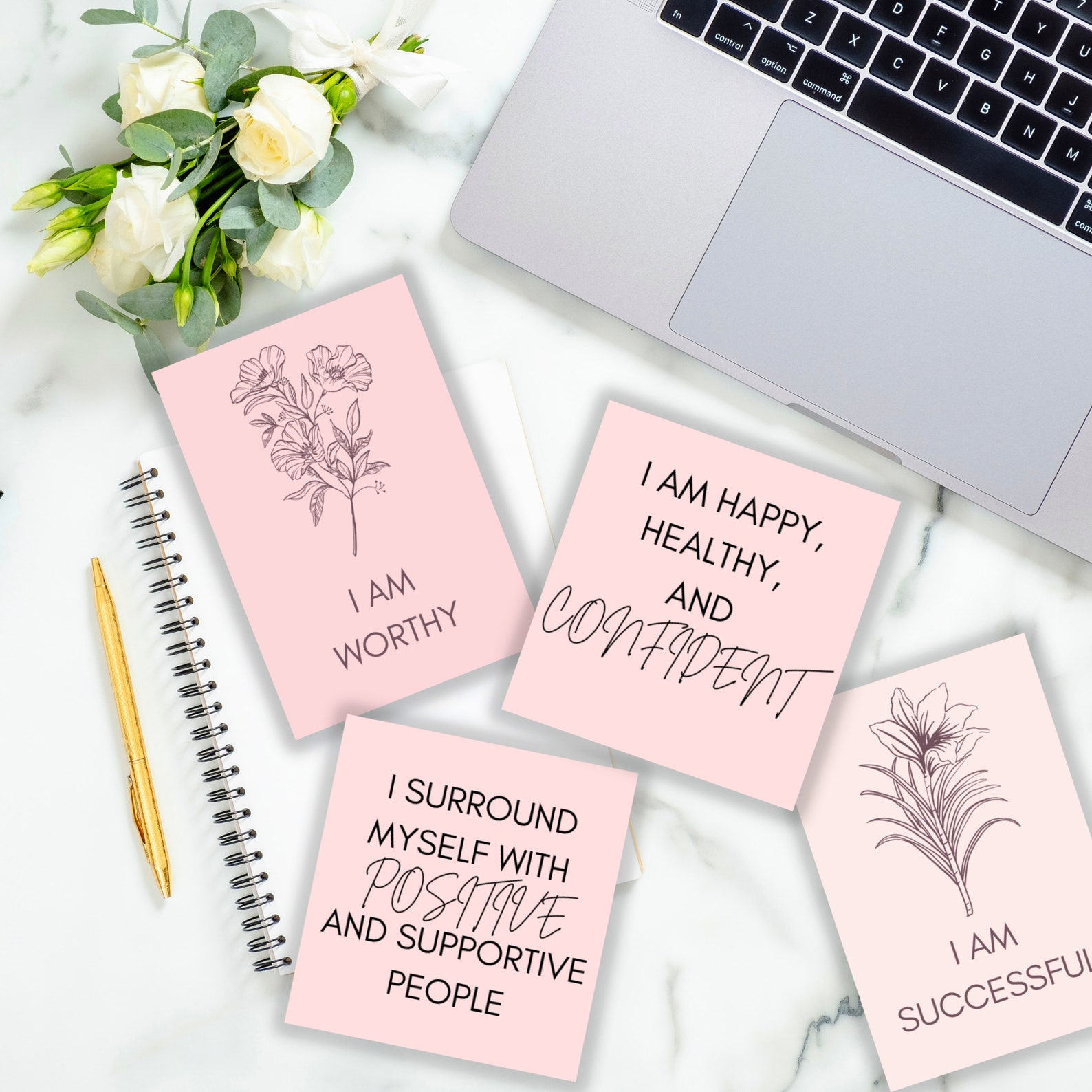 Cute Affirmation Cards Affirmation Deck Cards Printable Affirmation ...