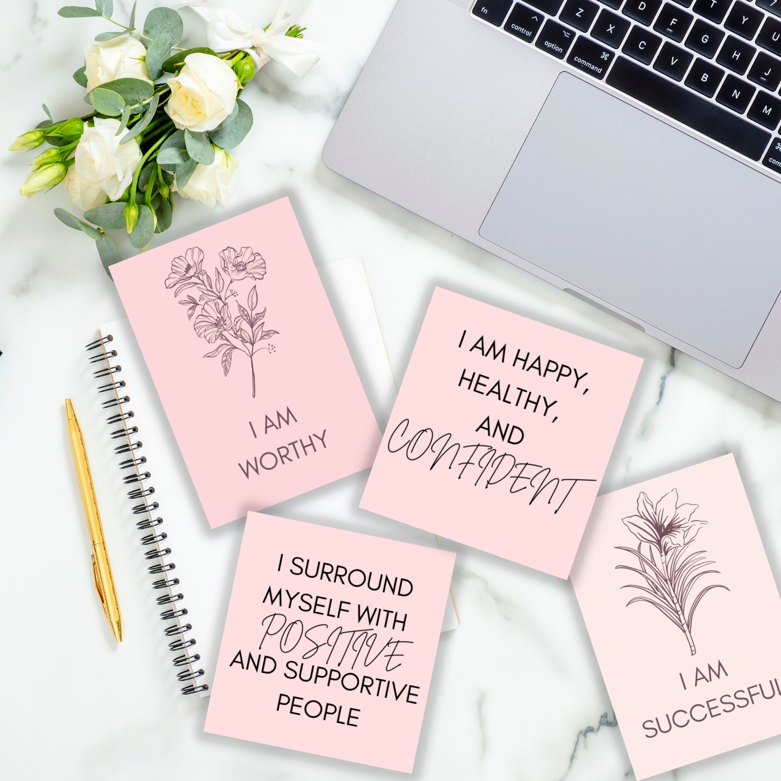 Cute Affirmation Cards Affirmation Deck Cards Printable Affirmation ...