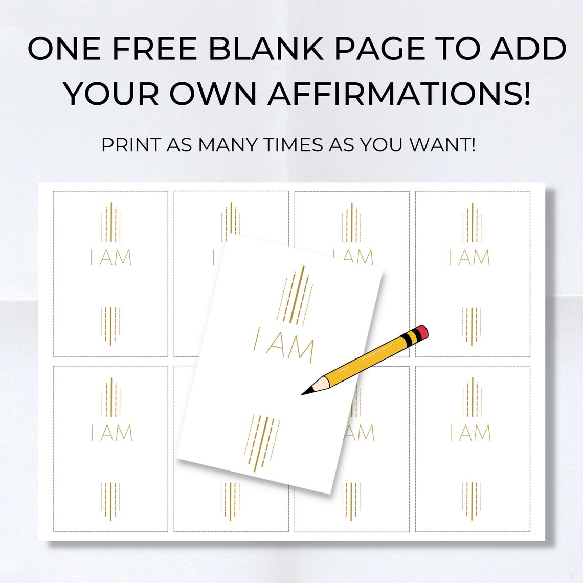 Self Love Card Deck Printable Affirmation Cards Motivational Cards Set ...