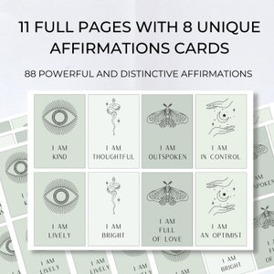 Witchy Affirmation Cards | Printable Affirmation Cards | Motivational ...