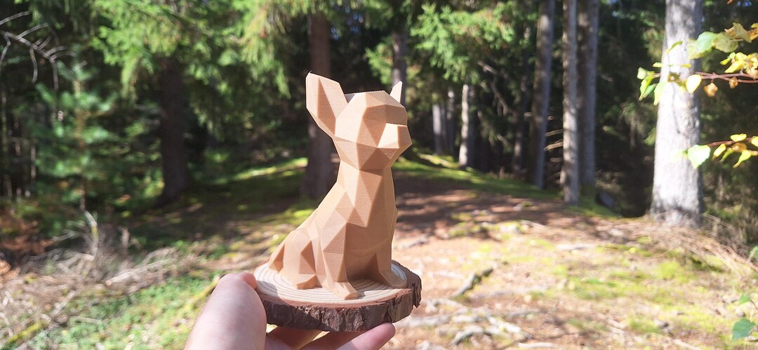 Wooden Chihuahua Figure, Low Poly Look, Unique Gift for Chihuahua Owner ...