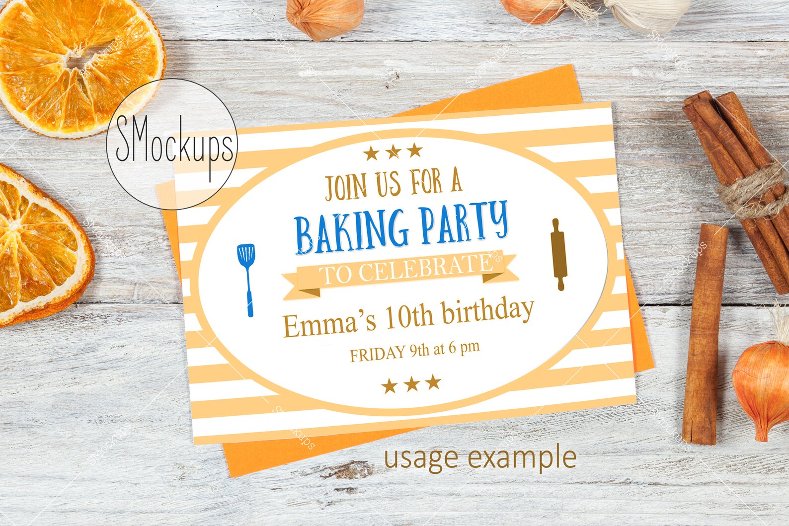 Invitation Mockup Fall Card Mockup Party Invitation Mock-up - Etsy