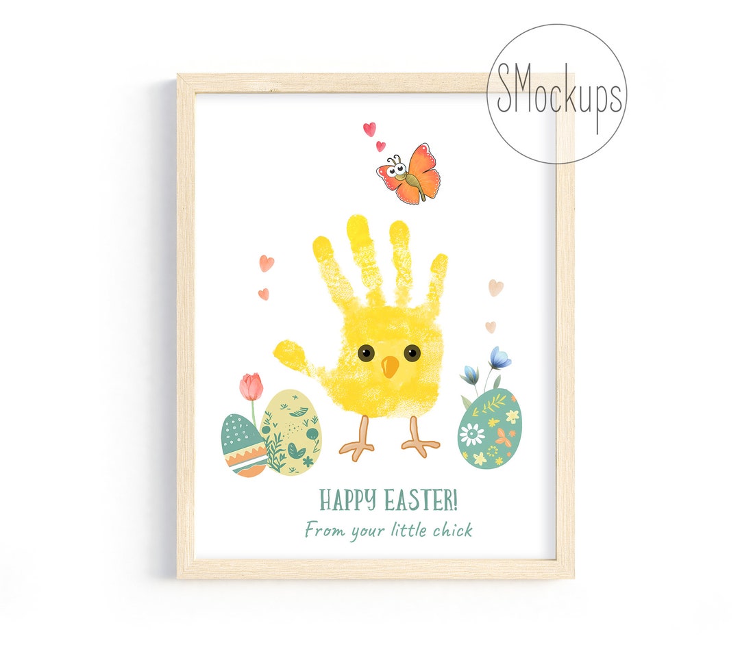 Easter Handprint for Mom My First Easter Gift Ideas Preschool Crafts ...
