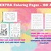51 Alphabet & Number Coloring Pages, Format ISO A4, Coloring Page ...