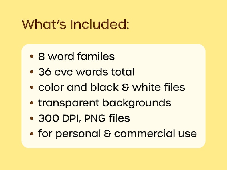 Short ‘i’ CVC Word Families Phonics Clipart - Etsy