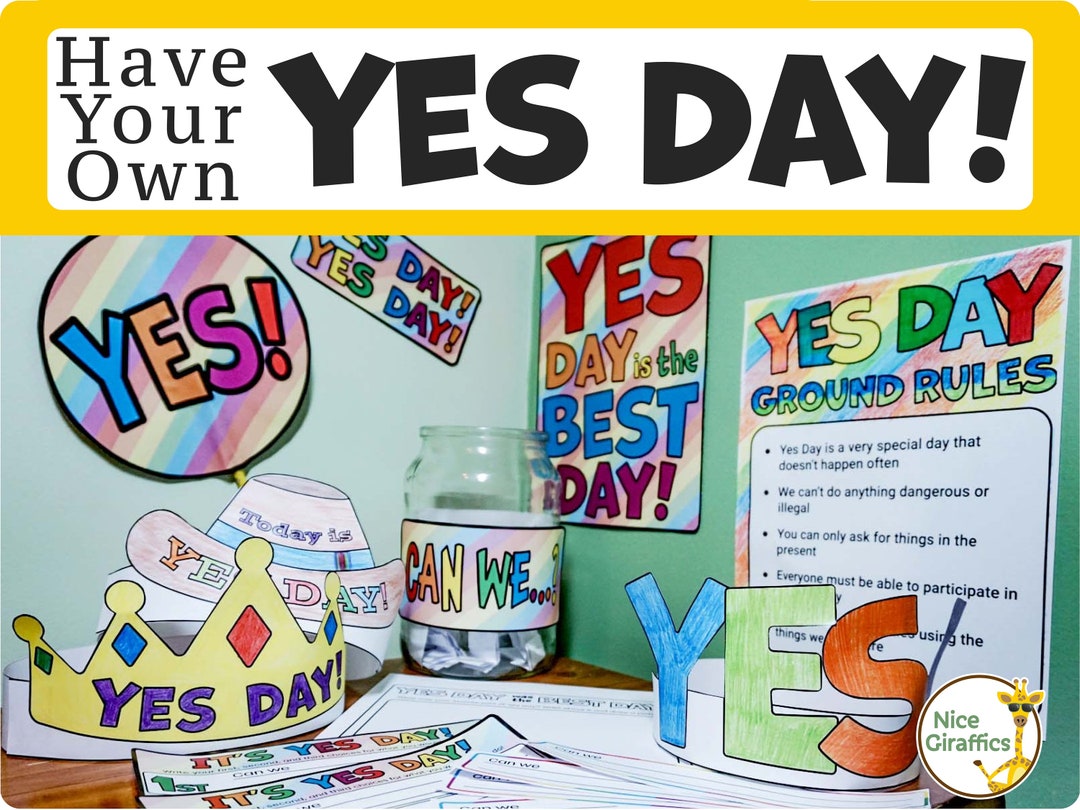 Have Your Own YES DAY! - Etsy