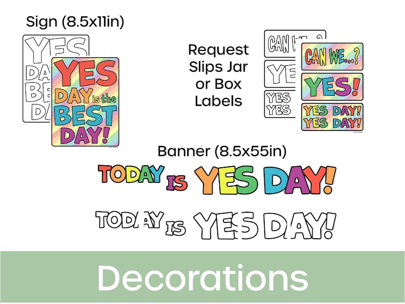 Have Your Own YES DAY! - Etsy