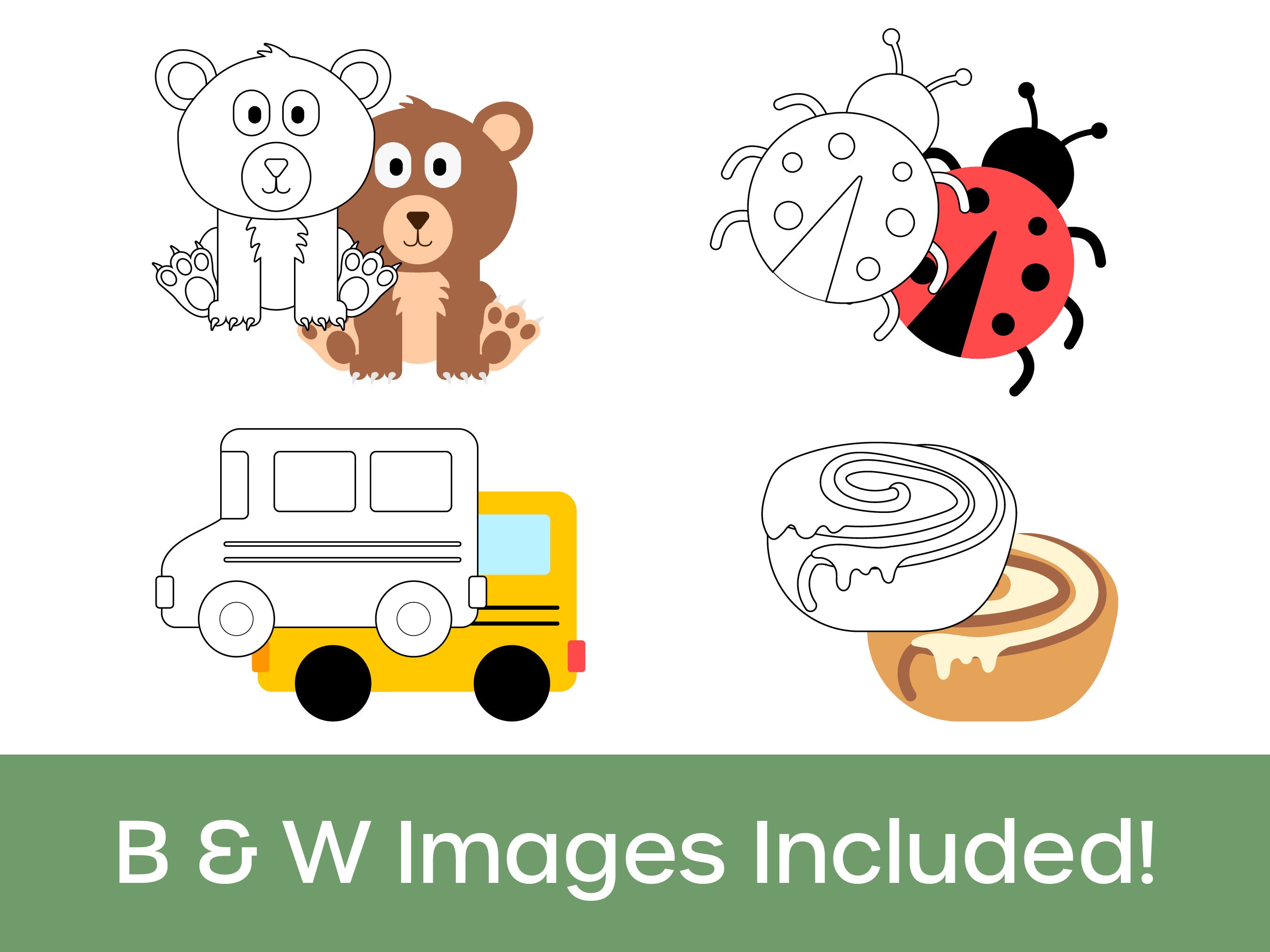 Short ‘u’ CVC Word Families Phonics Clipart - Etsy