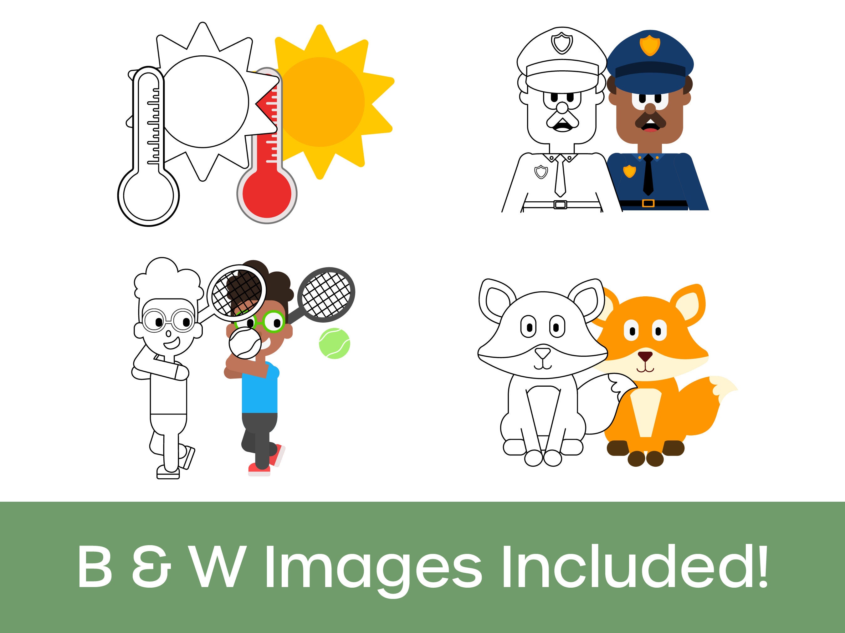 Short ‘o’ CVC Word Families Phonics Clipart - Etsy